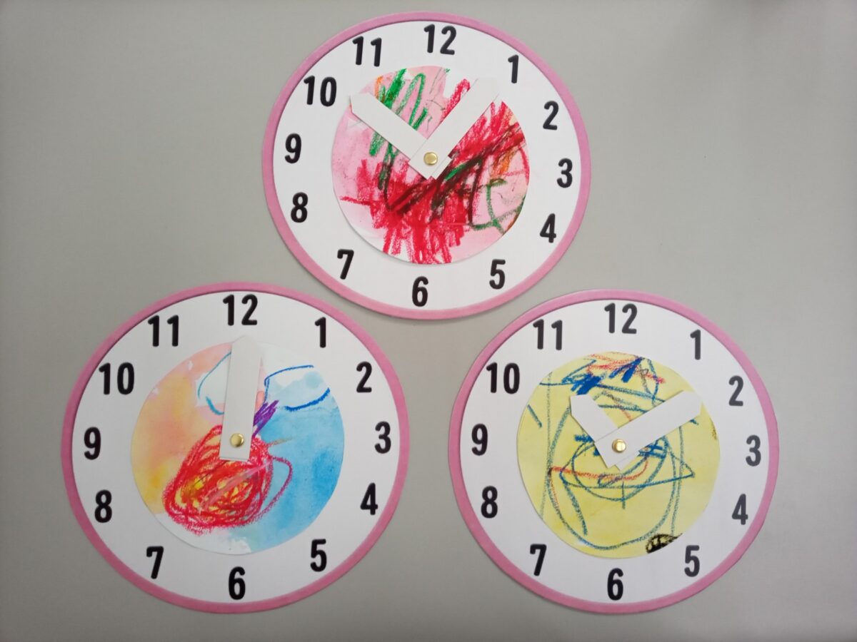 6月の立体製作【時計】 | 児童発達支援CoCoRearはぐ